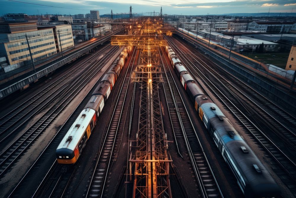 Train transportation terminal railway | Free Photo - rawpixel