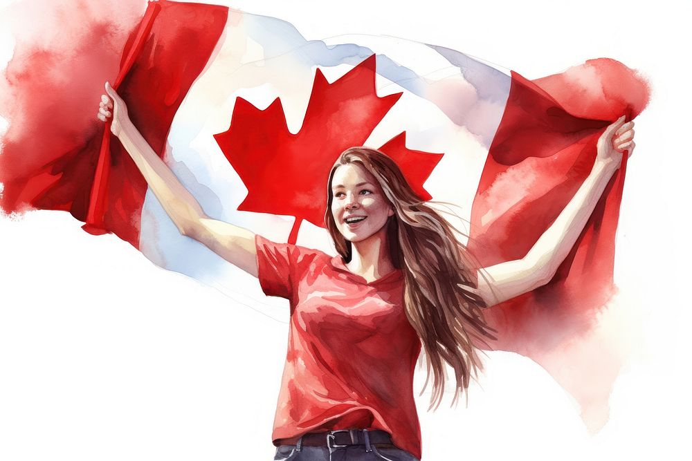 Flag portrait adult photography. AI | Free Photo Illustration - rawpixel