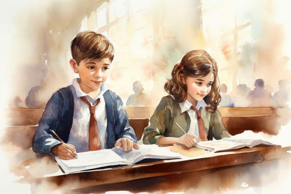 Student classroom reading child. AI | Premium Photo - rawpixel