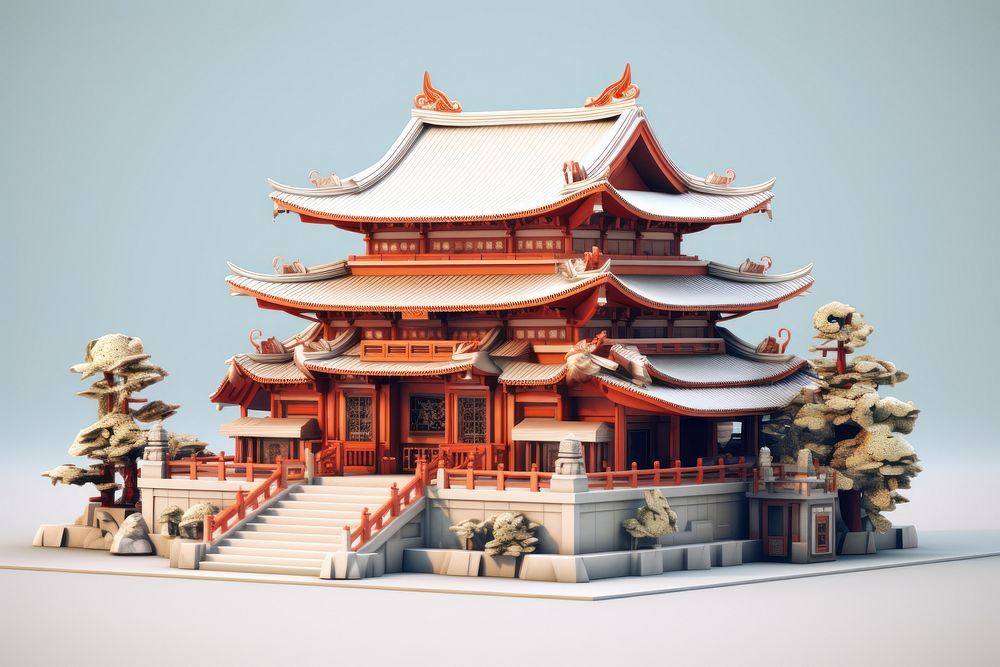 Temple architecture building pagoda. | Free Photo - rawpixel