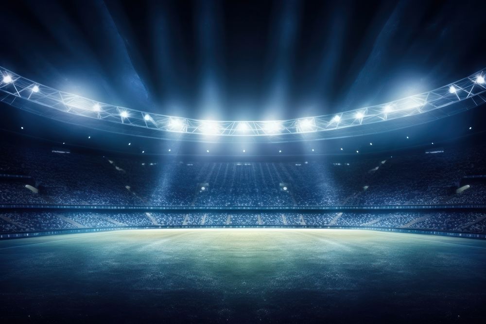 Stadium light stage architecture. | Premium Photo - rawpixel