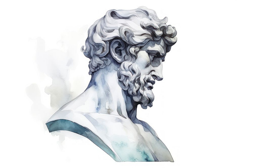 Portrait drawing statue sketch. | Premium Photo - rawpixel