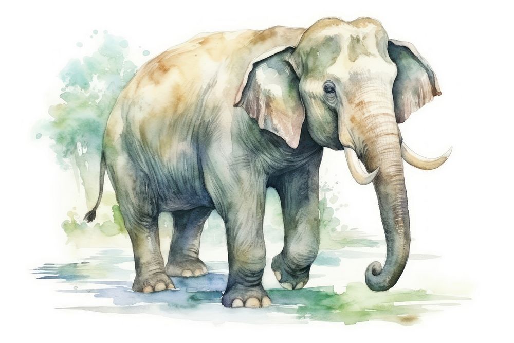 Elephant wildlife animal mammal. AI | Premium Photo - rawpixel