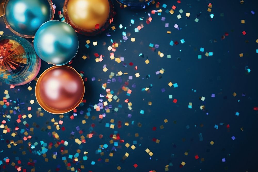 Confetti sphere party illuminated. | Premium Photo - rawpixel