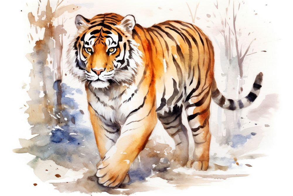 Tiger wildlife animal mammal. | Free Photo - rawpixel