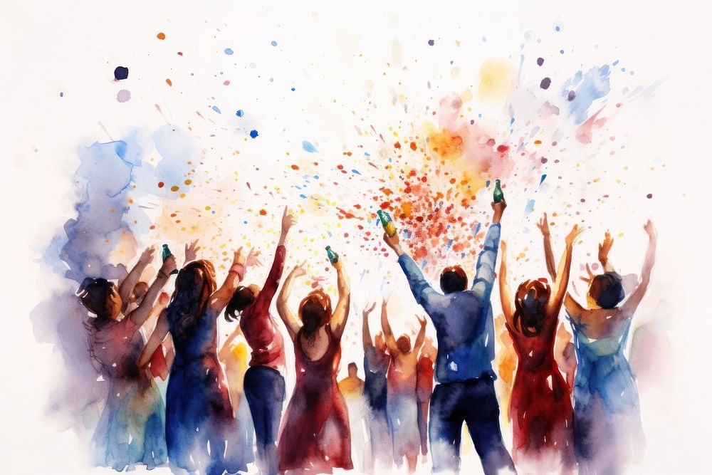 Celebration party white background togetherness. | Premium Photo - rawpixel