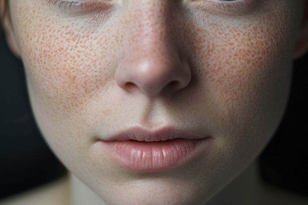 Skin freckle person human. AI | Free Photo - rawpixel