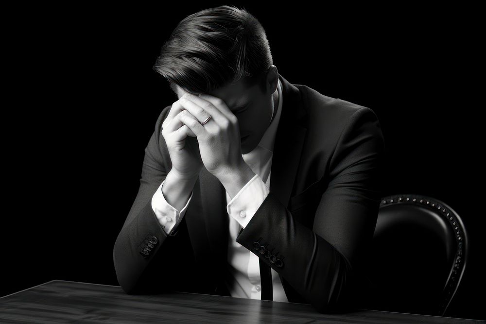 Photography portrait disappointment contemplation | Premium Photo ...