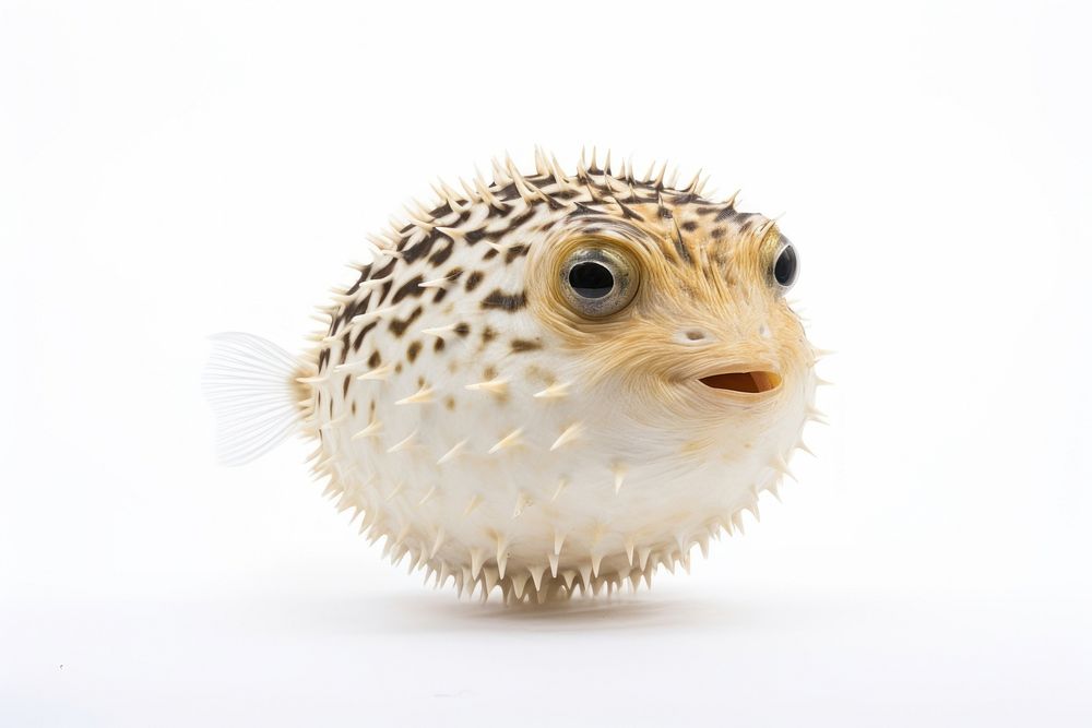 Fish animal puffer white background. | Free Photo - rawpixel