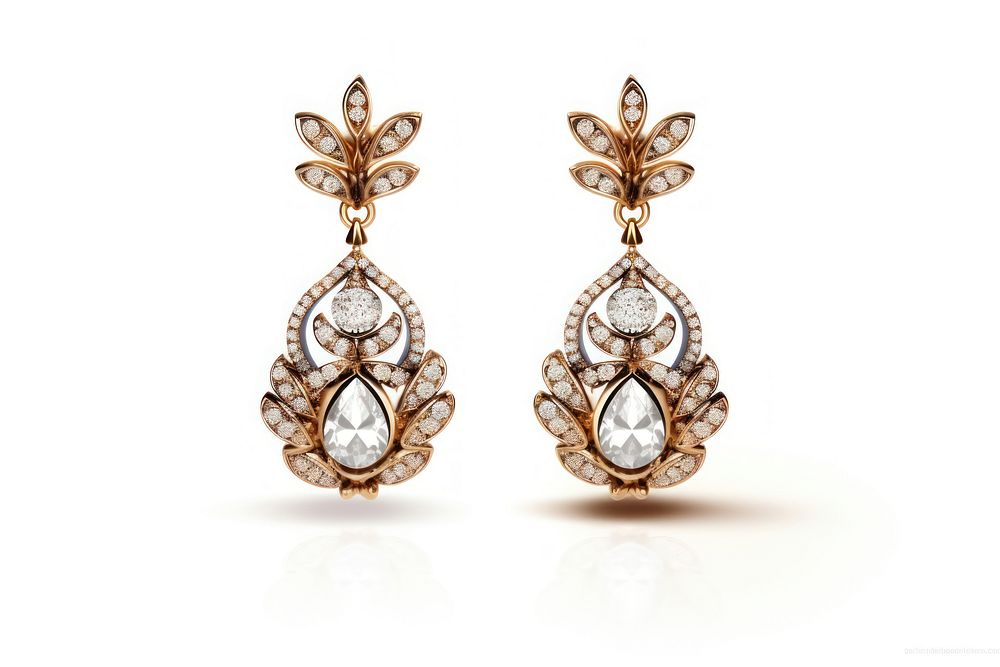 Earring jewelry white gold | Free Photo - rawpixel