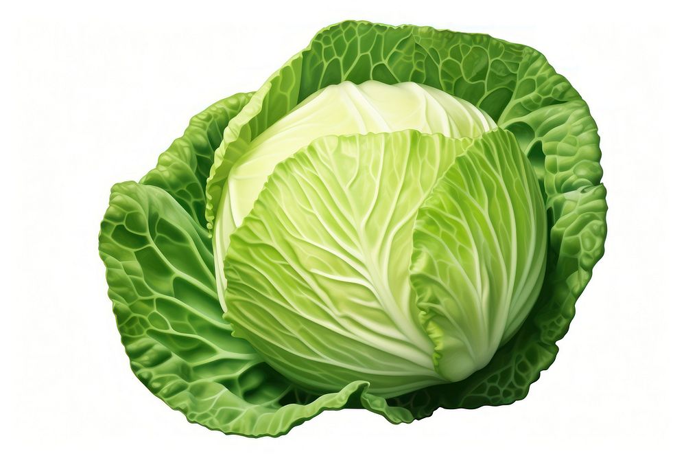 Cabbage vegetable plant food, digital | Free Photo Illustration - rawpixel