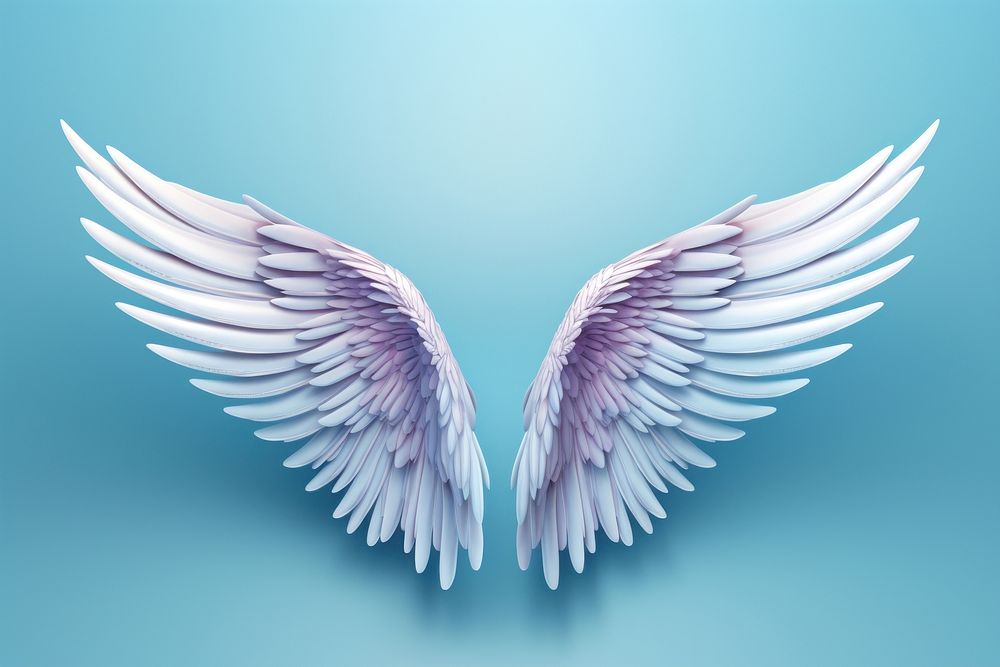 Angel wing bird lightweight | Free Photo Illustration - rawpixel