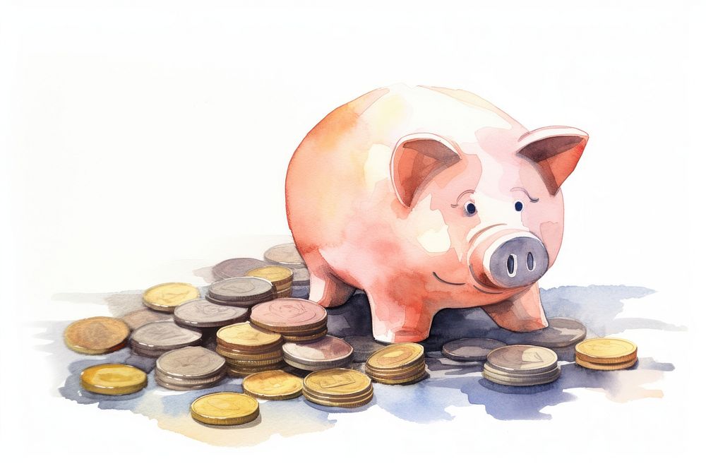 Coin pig mammal money. AI | Premium Photo - rawpixel