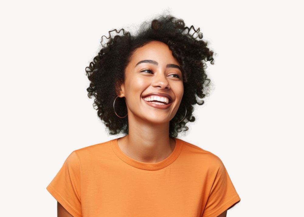 Laughing portrait smiling smile. AI | Free Photo - rawpixel