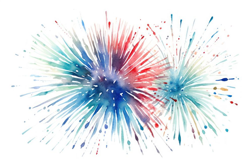 Fireworks white background celebration creativity. | Free Photo ...