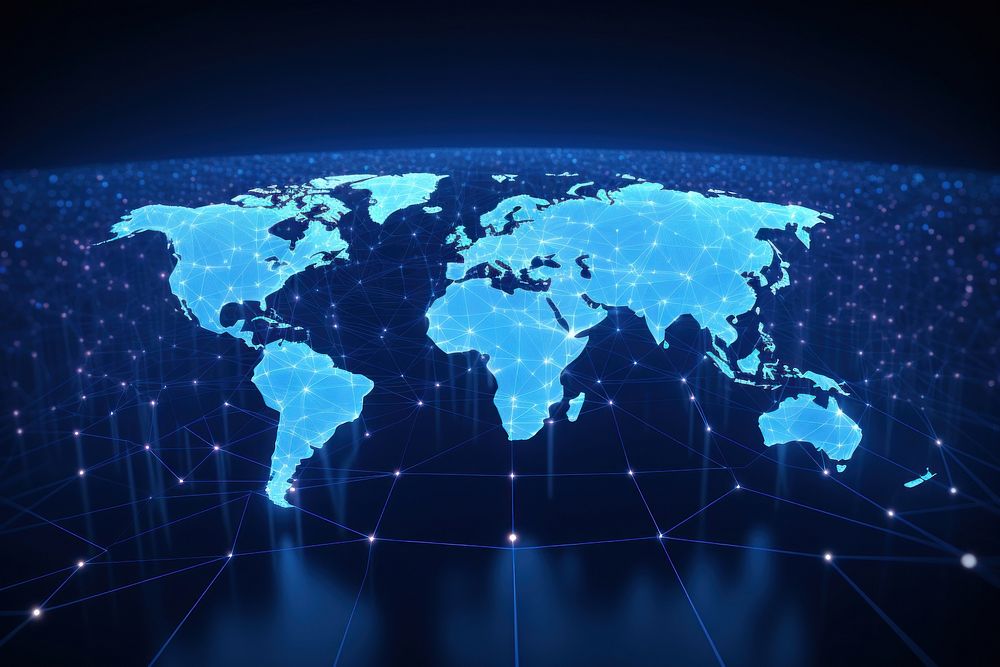 Backgrounds technology abstract world. | Premium Photo - rawpixel