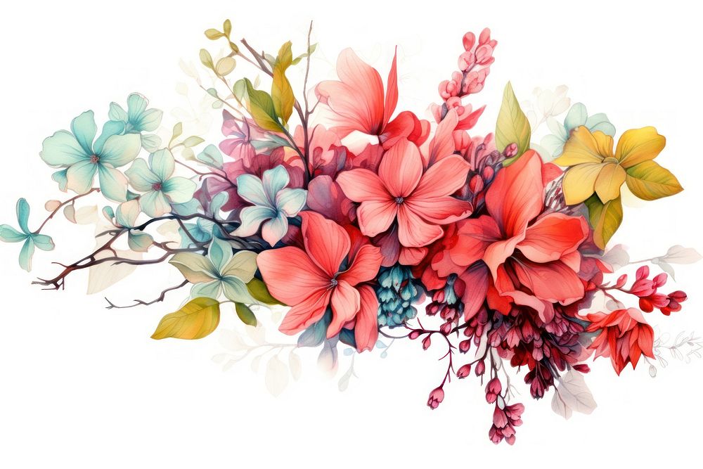 Flower art pattern plant. | Free Photo Illustration - rawpixel