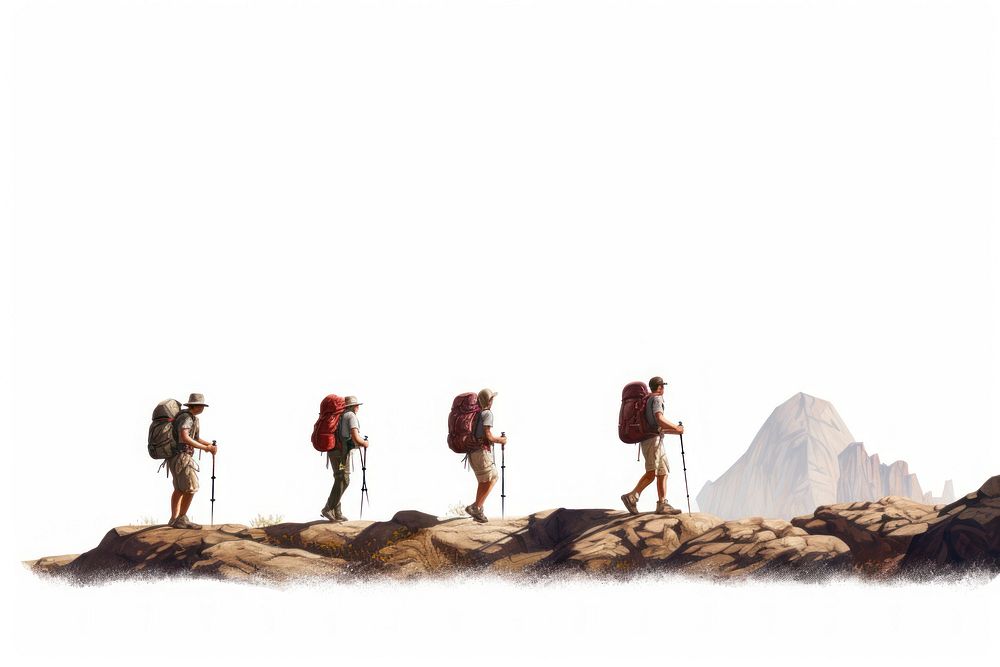 Hiking backpacking adventure outdoors. AI | Free Photo - rawpixel