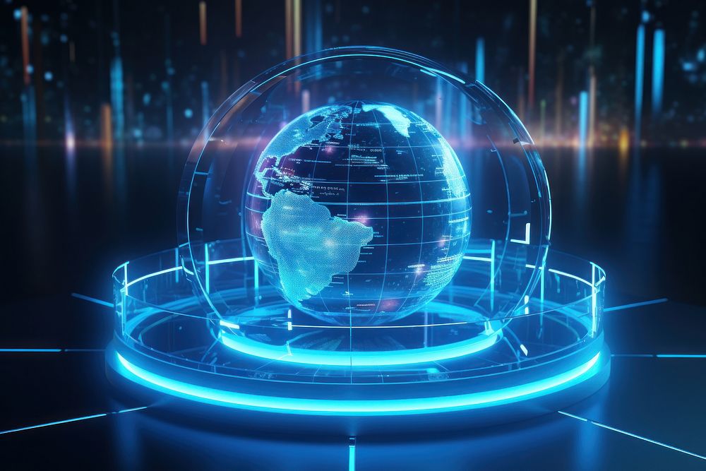 Globe technology sphere planet. | Premium Photo - rawpixel