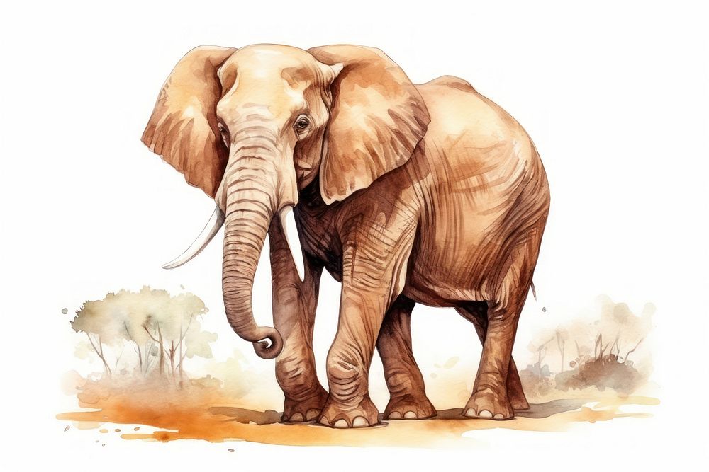 Elephant wildlife animal mammal. AI | Premium Photo - rawpixel