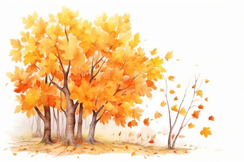 Autumn plant maple tree. AI | Premium Photo - rawpixel