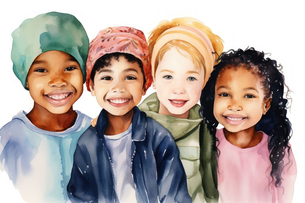 Child portrait smile girl. AI | Free Photo - rawpixel