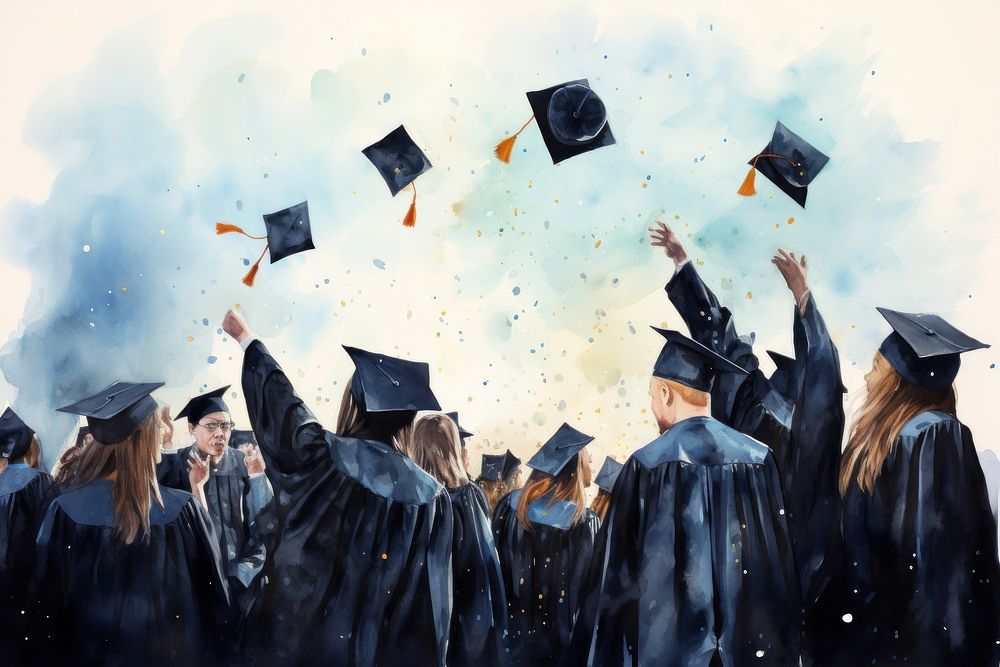 Graduation adult intelligence togetherness. | Premium Photo - rawpixel