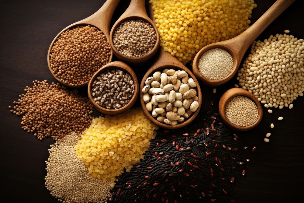 Grain food seed arrangement. | Premium Photo - rawpixel