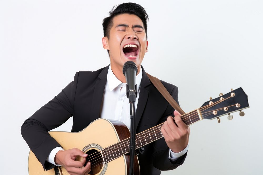 Microphone musician guitar singer. | Premium Photo - rawpixel