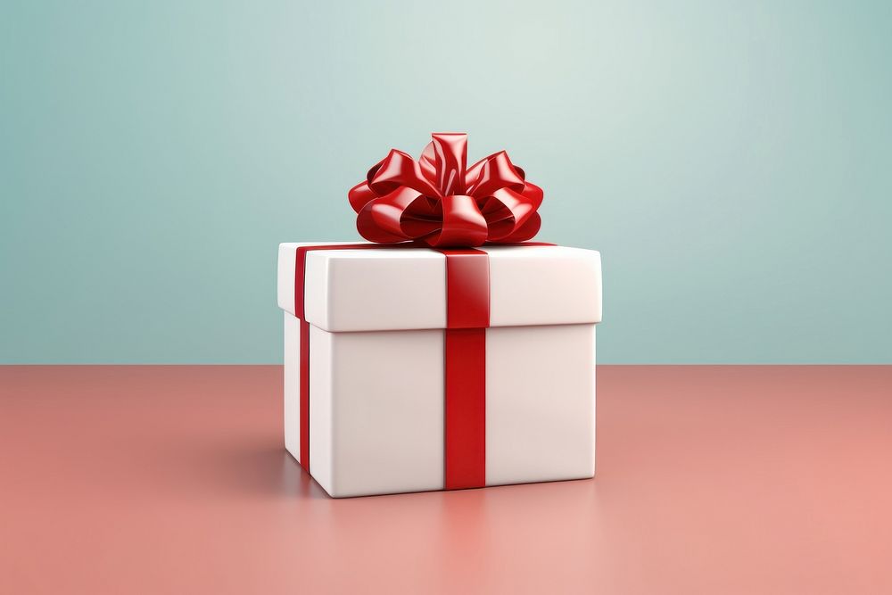 Present ribbon gift box. | Free Photo Illustration - rawpixel