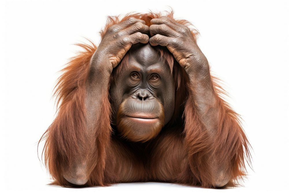 Orangutan monkey wildlife mammal. | Premium Photo - rawpixel