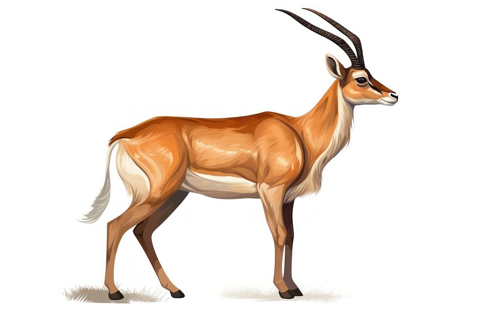 Wildlife antelope animal mammal. | Free Photo Illustration - rawpixel