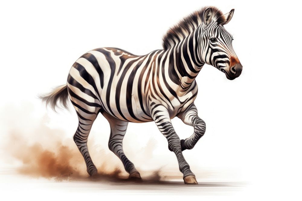 Zebras Running Wallpaper