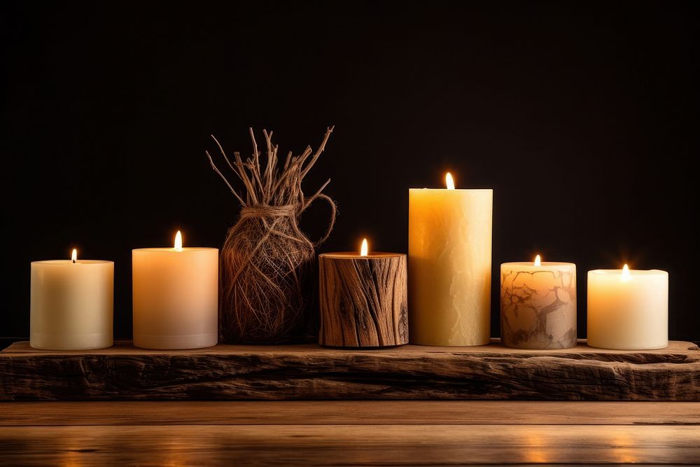 Candle table wood spirituality | Premium Photo - rawpixel