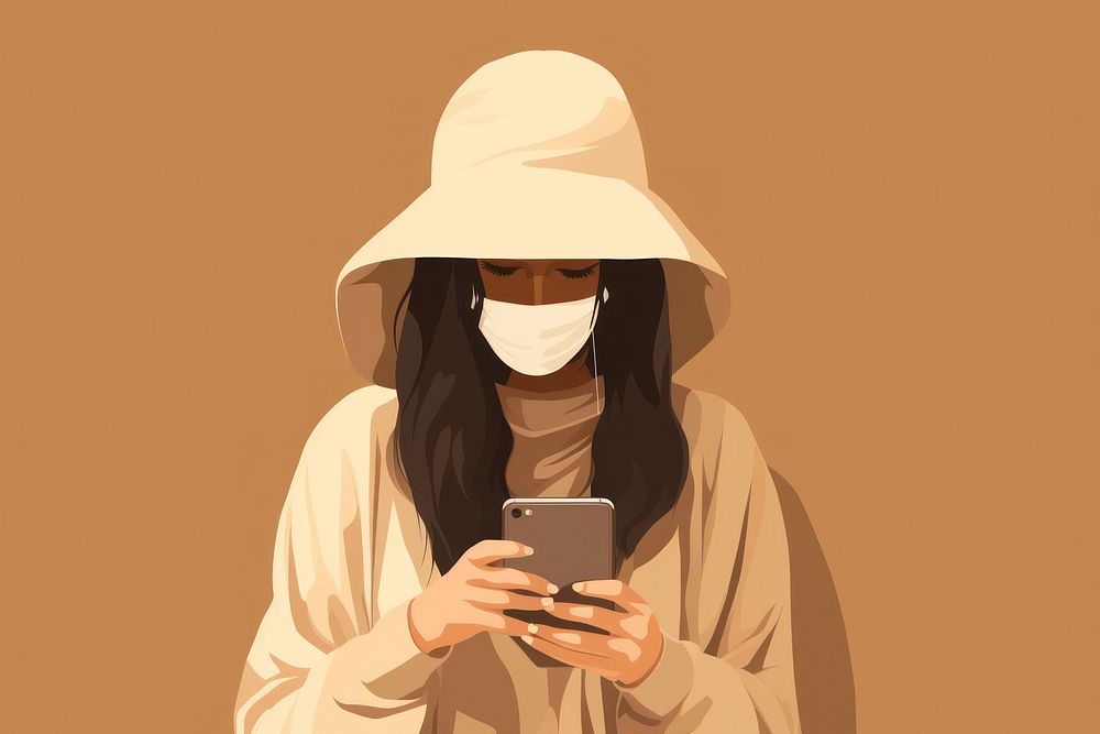 Holding female adult phone. | Free Photo Illustration - rawpixel