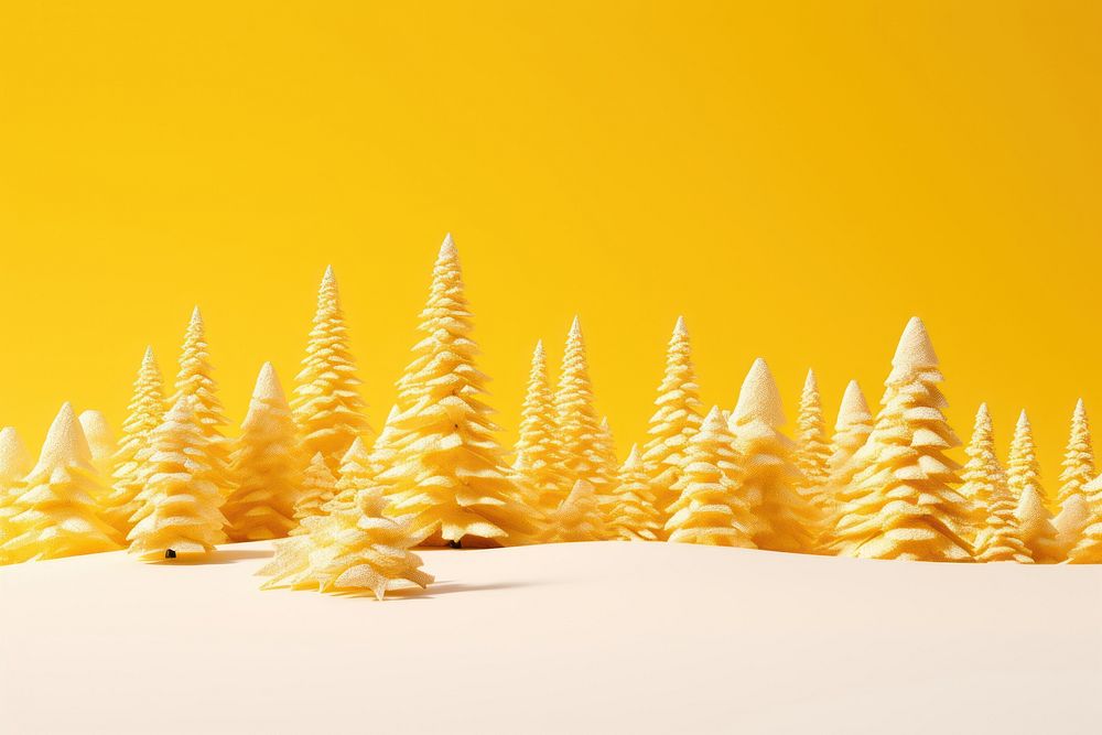 Landscape winter yellow yellow background. | Free Photo - rawpixel