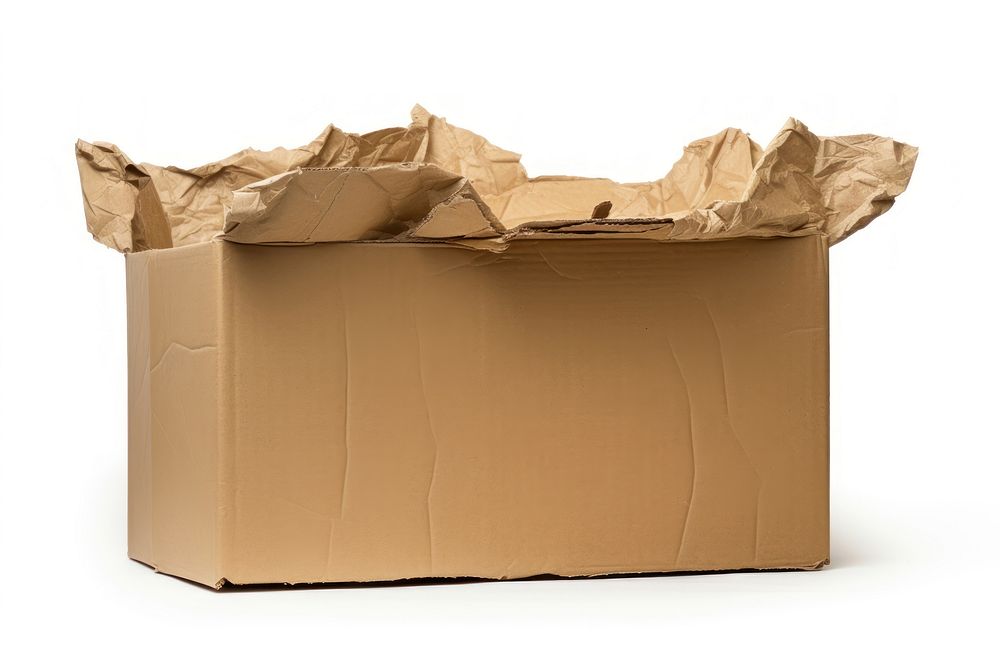Damaged carton cardboard box white | Free Photo - rawpixel