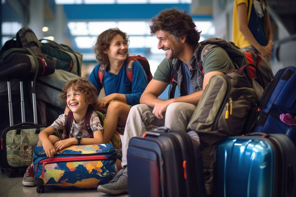 Luggage suitcase travel family. | Premium Photo - rawpixel