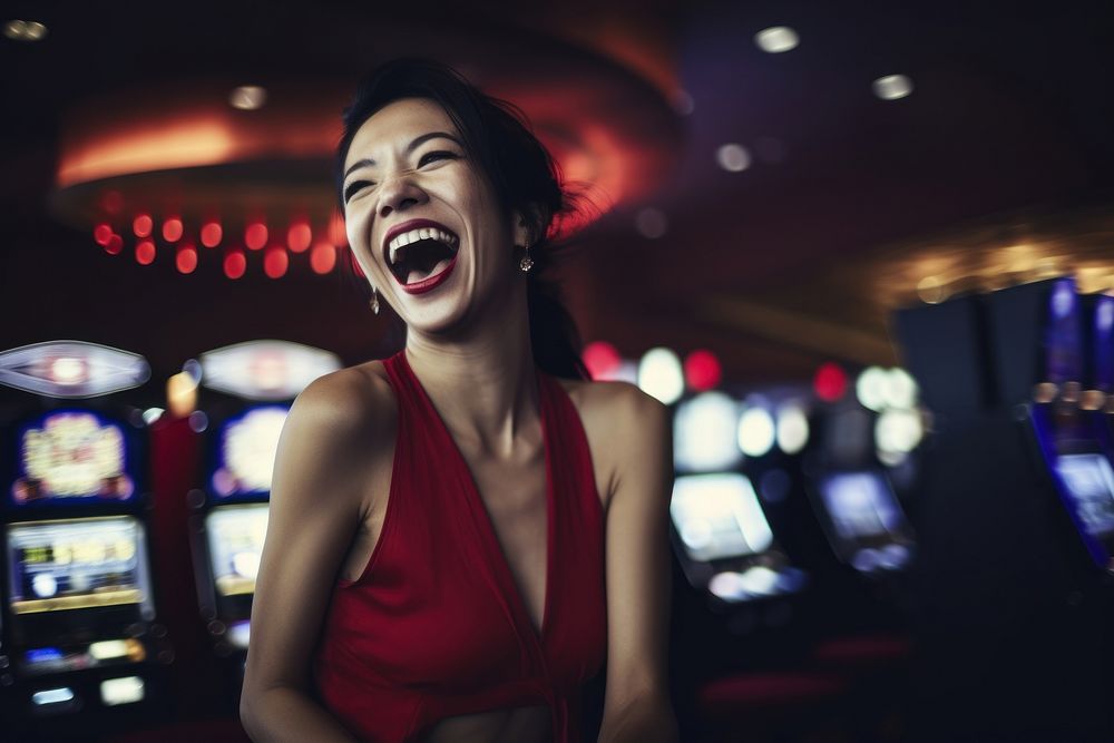 Gambling laughing casino adult. AI | Premium Photo - rawpixel