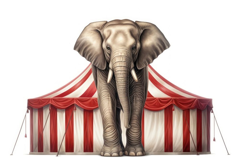 Elephant circus mammal animal. | Premium Photo Illustration - rawpixel