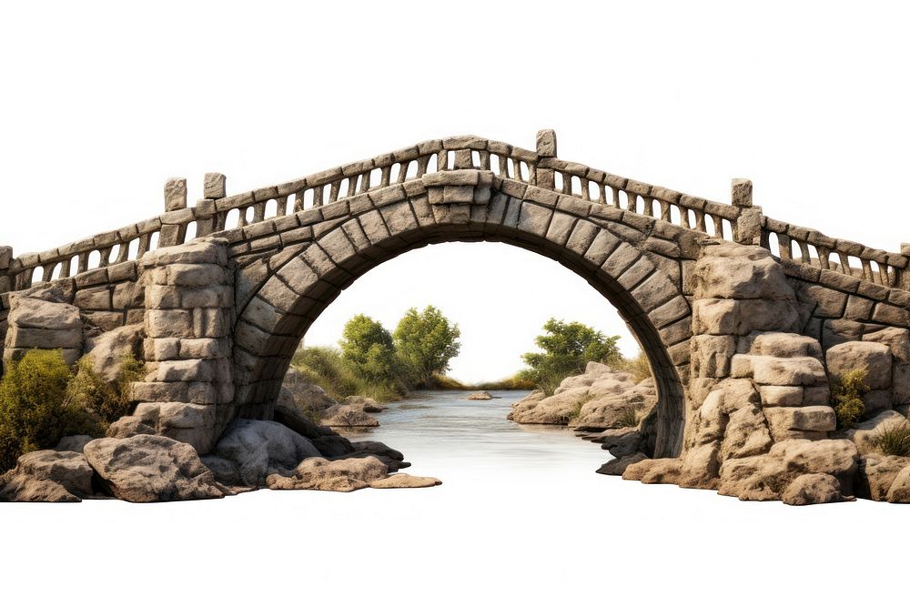 Bridge architecture outdoors ancient. AI | Free Photo - rawpixel