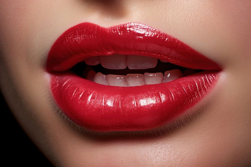 Cosmetics lipstick perfection portrait. | Free Photo - rawpixel