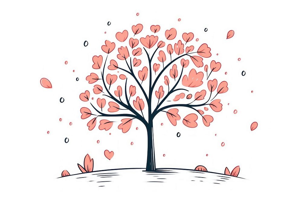 Drawing sketch plant tree. AI | Free Photo Illustration - rawpixel