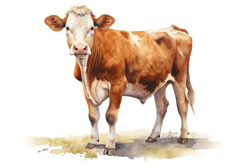 Cow livestock mammal cattle. AI | Premium Photo - rawpixel