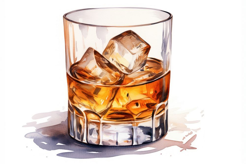 Whiskey whisky drink glass. AI | Premium Photo - rawpixel