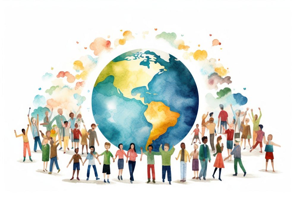 Circle planet people world. | Free Photo - rawpixel