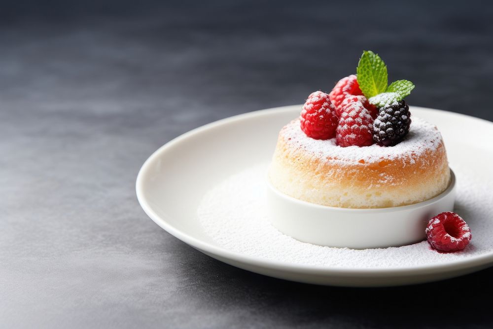 Dessert food raspberry fruit. AI | Free Photo - rawpixel