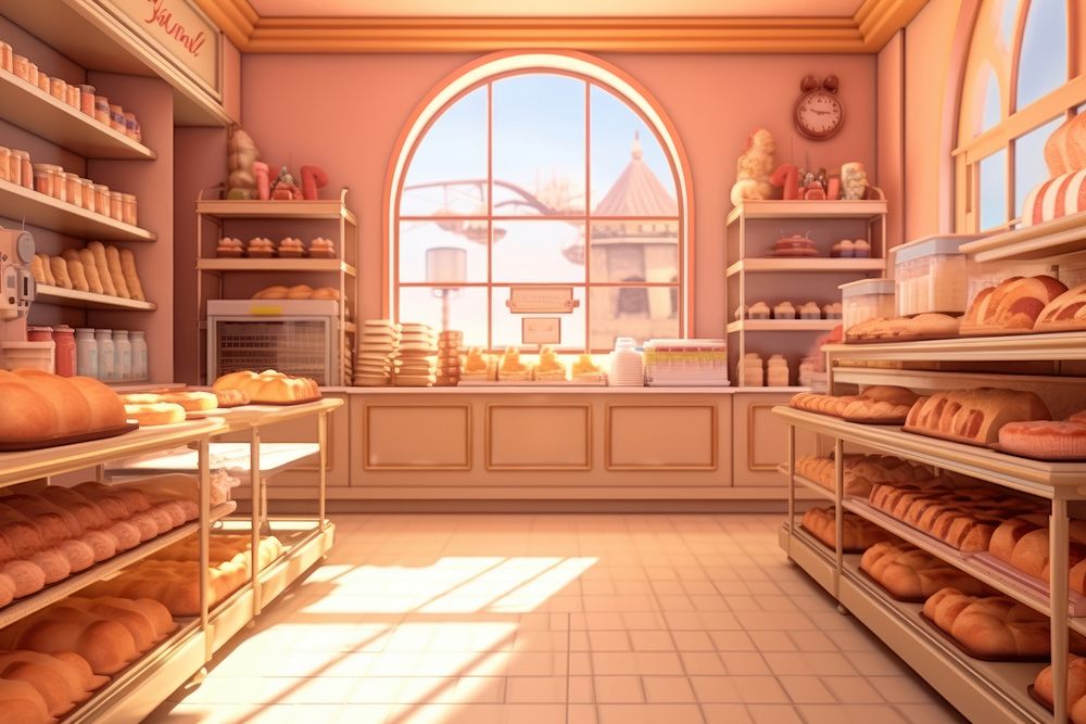 Bakery bread food architecture. AI | Premium Photo Illustration - rawpixel