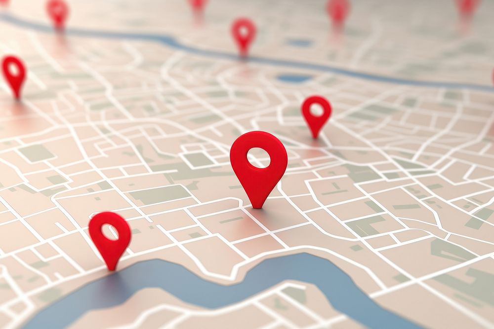 Backgrounds map red architecture. | Premium Photo - rawpixel