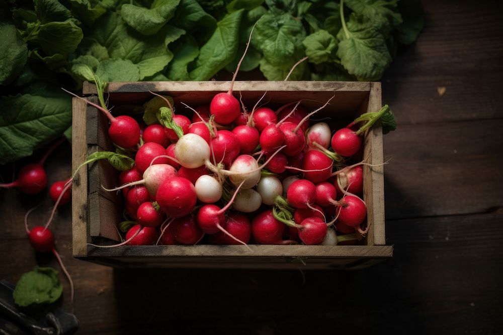 Radish box vegetable plant. | Free Photo - rawpixel